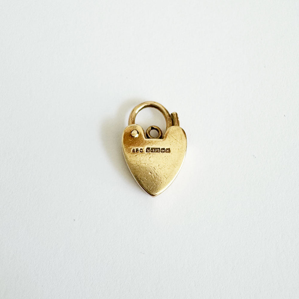 Vintage 9K Gold Padlock | Vana Chupp Studio