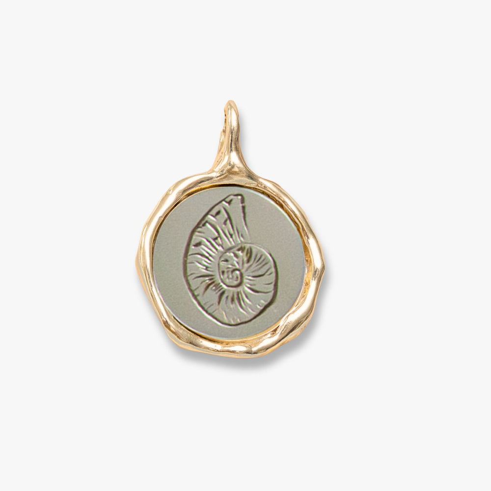 Marin Medallion - Snail Shell | Vana Chupp Studio