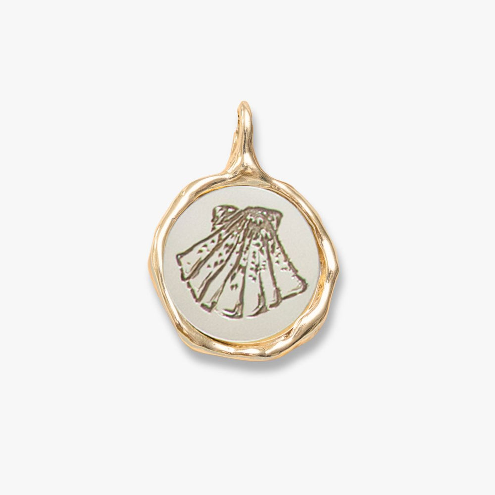 Marin Medallion - Scallop Shell | Vana Chupp Studio
