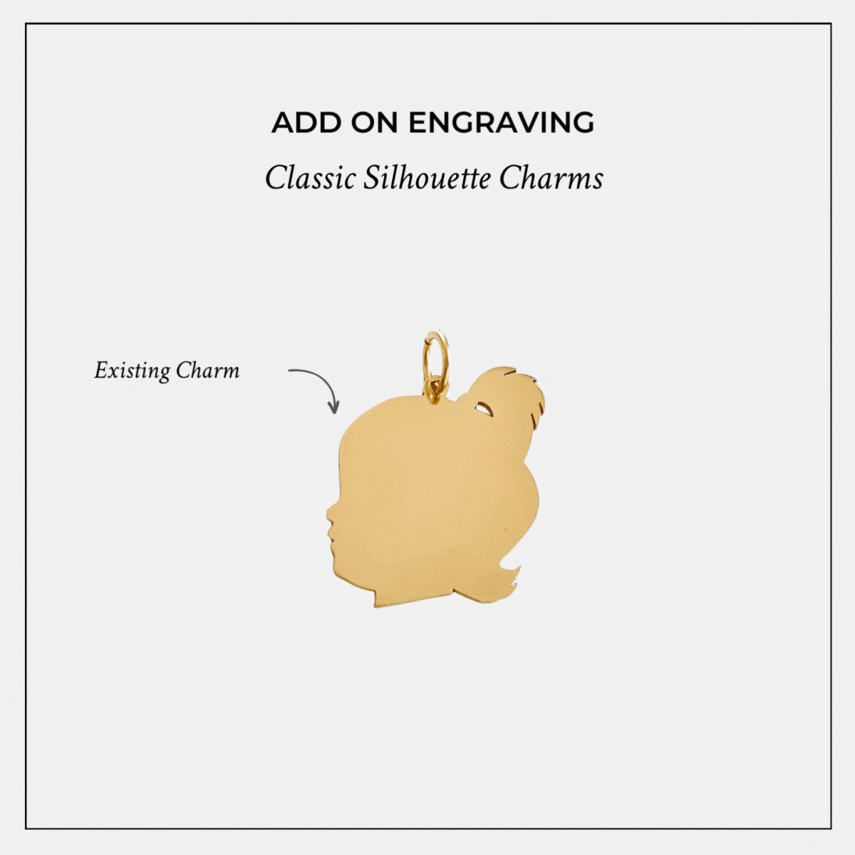 Add on - Classic Charm Engraving | Vana Chupp Studio