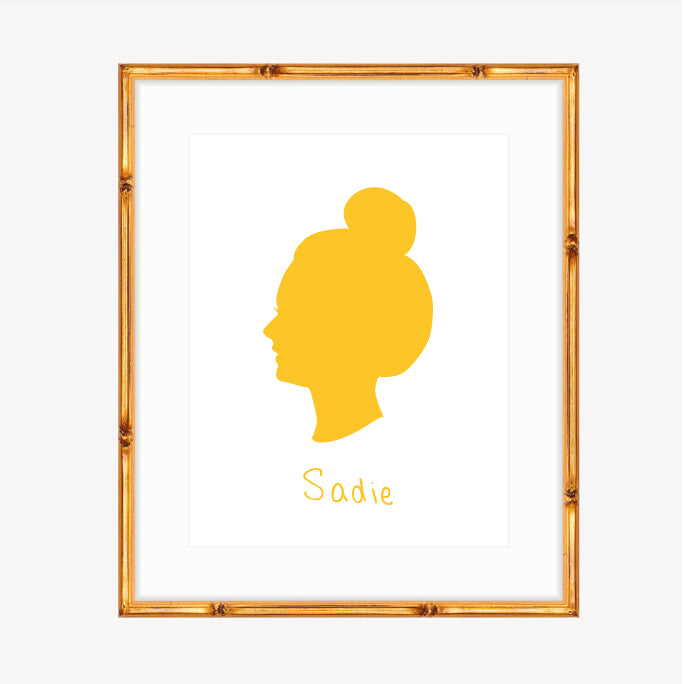 Modern Silhouette Portrait - Single | Vana Chupp Studio