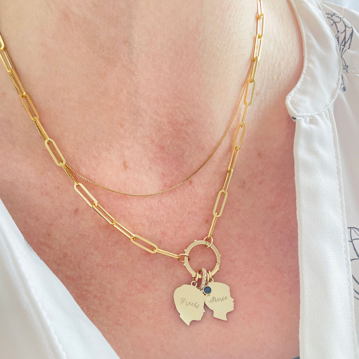 Exquisite Custom Charm Necklaces -14K Gold Heirloom Jewelry | Vana ...