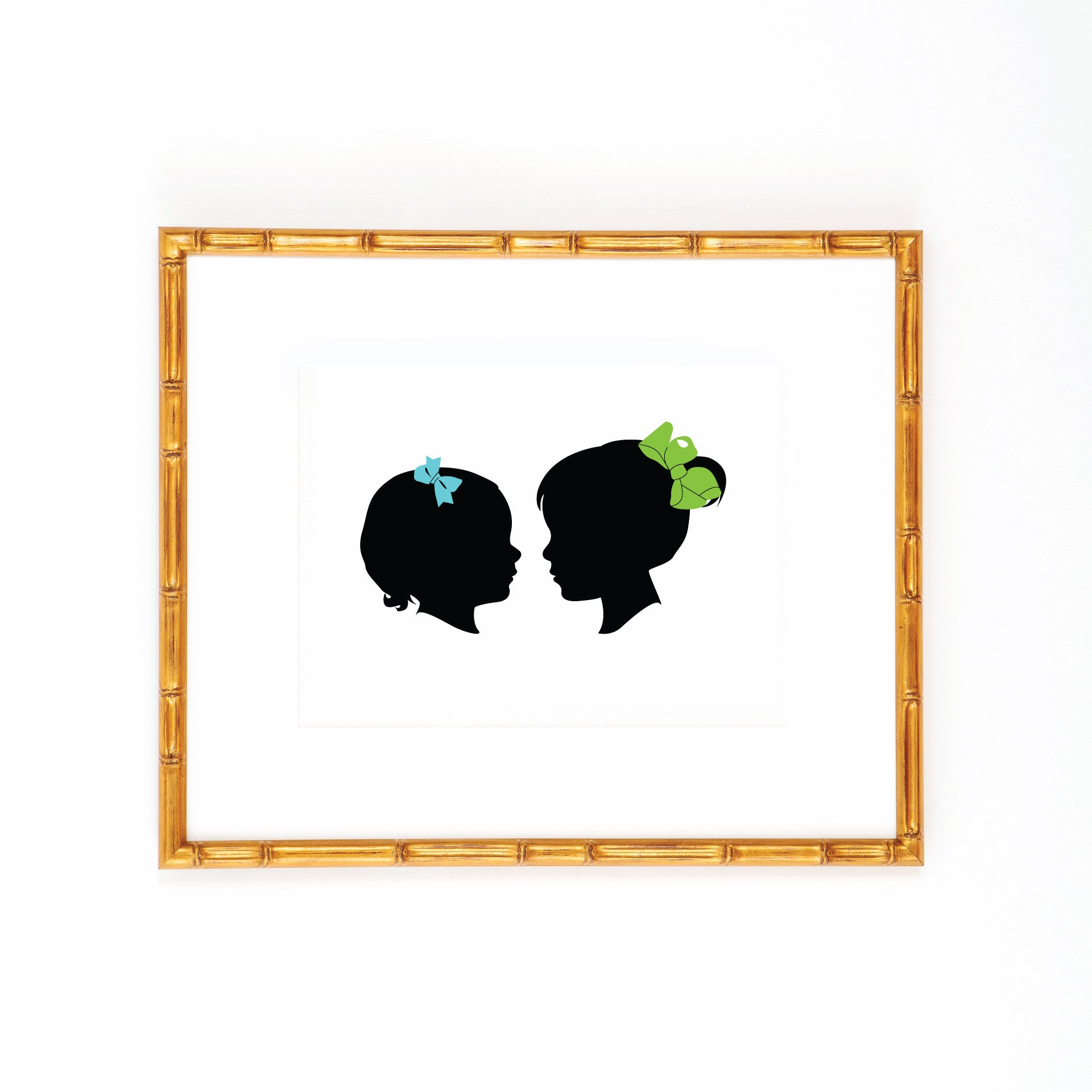 Classic Silhouette Portrait - Double | Vana Chupp Studio | Vana Chupp ...